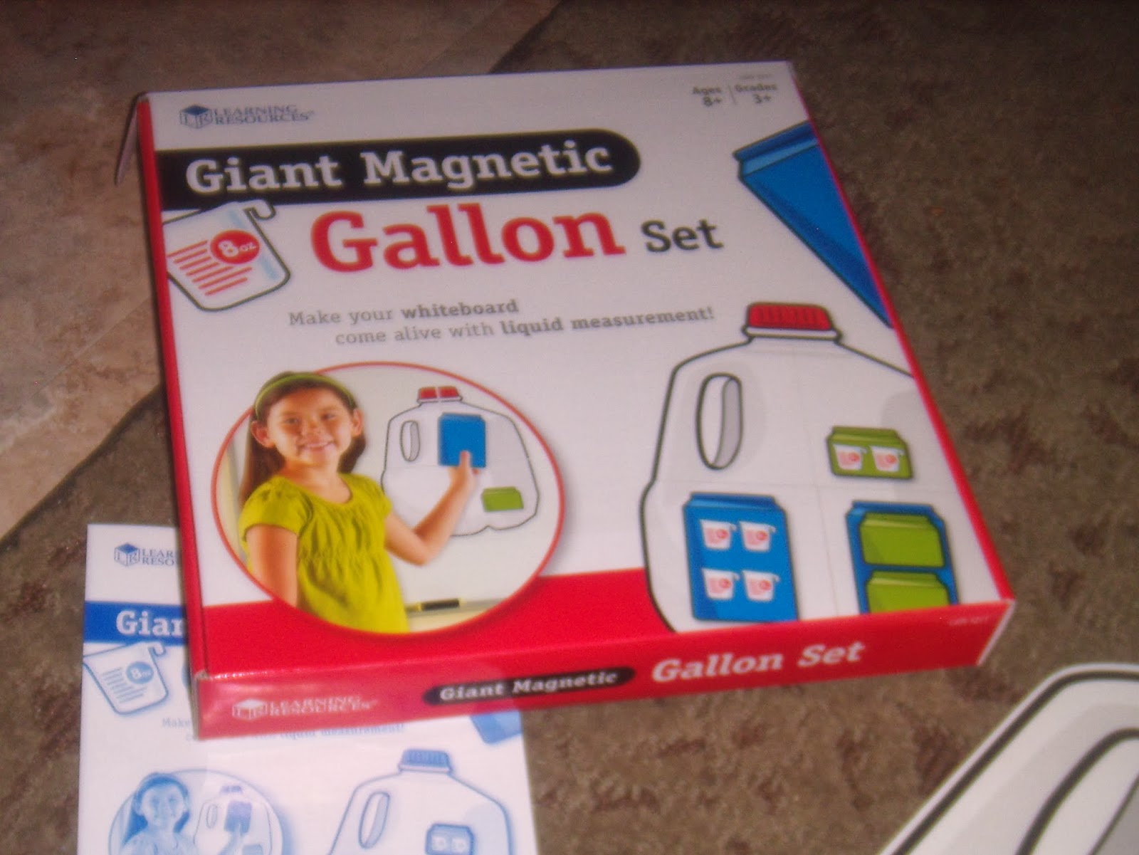 Mommie of 2: Learning Resources Giant Magnetic Gallon Set Review and ...