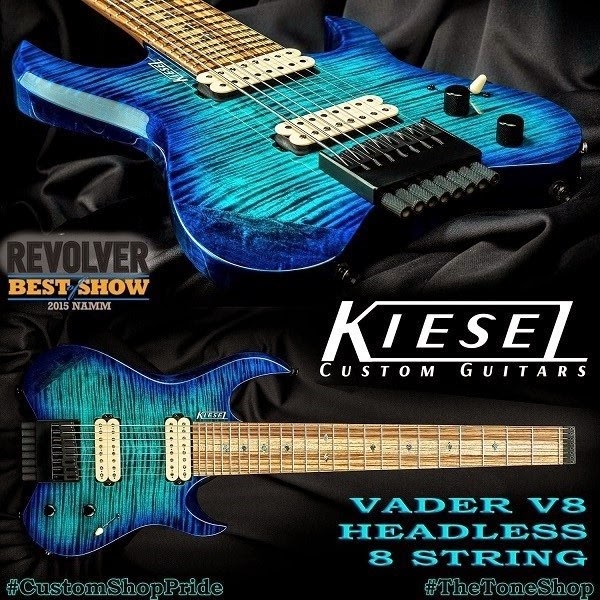Gear Otaku: Carvin がギター・ベース部門を分離し新会社Kiesel Guitars を設立。多弦ヘッドレスギターもカスタム ...