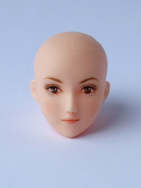 The Making of Paper Dolls: Repaint Practice No.6 ~ Obitsu Head