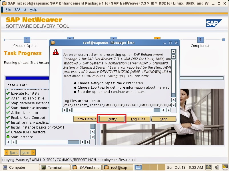 SAP Installation in Linux Step-by-step (Part 3)