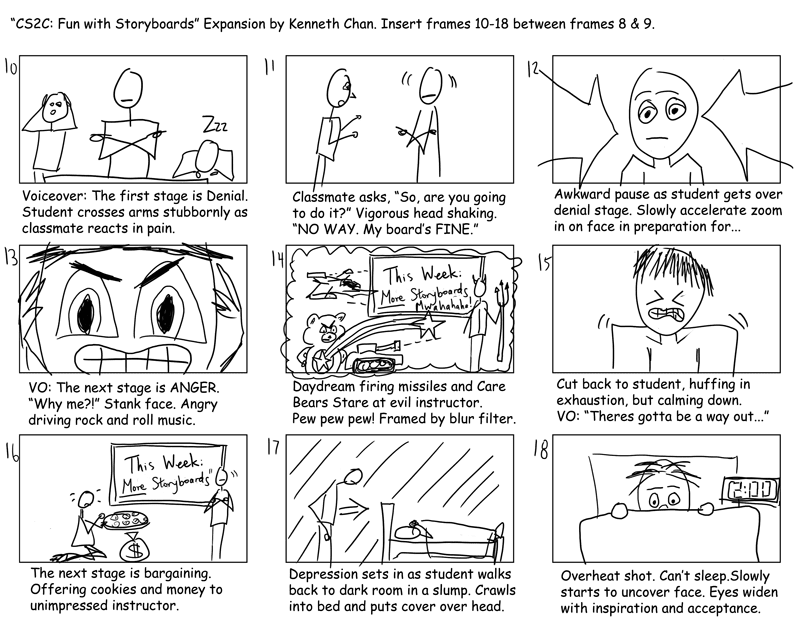 Georgi Honnor : Looking at storyboards