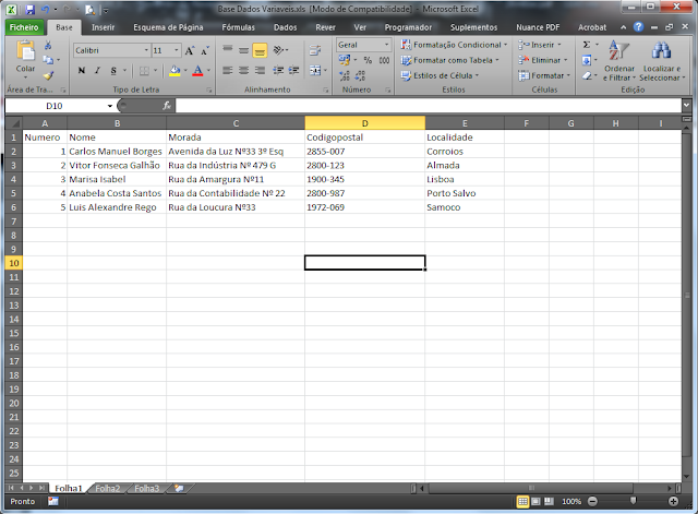 Variable Data Printing: Tutorial Dados Variáveis InDesign