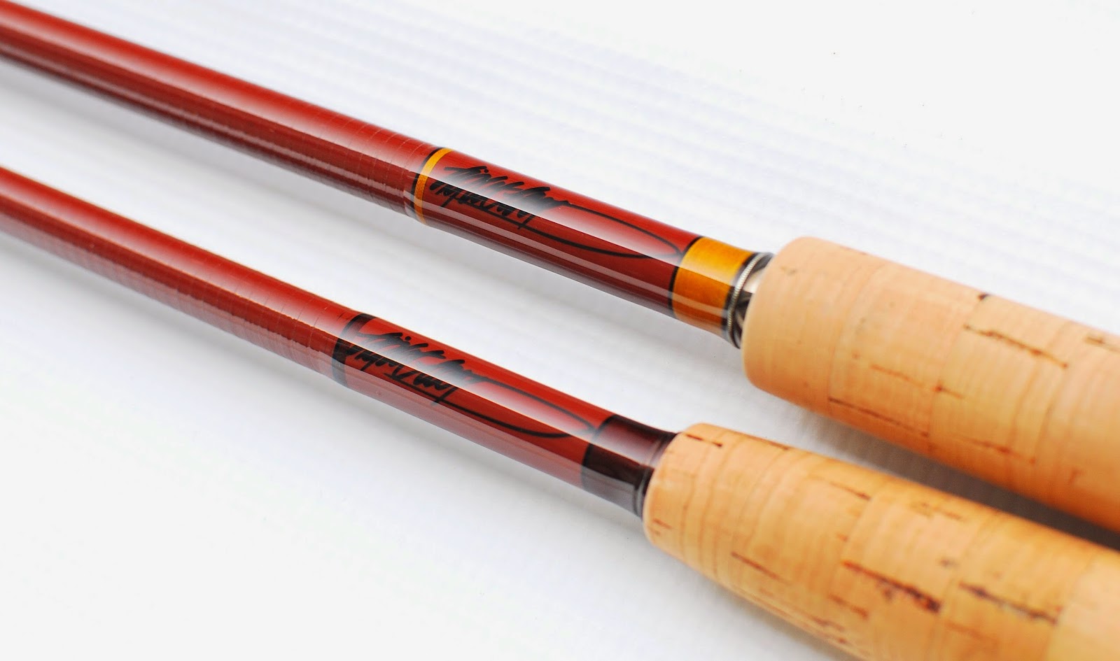Handcrafted graphite and fiberglass fly rods: Steffen glass sneak peak