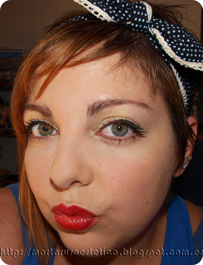 Entre estética y cosmética: Reto 16 Looks - Pin Up/ Eye liner - Julio (1/2)
