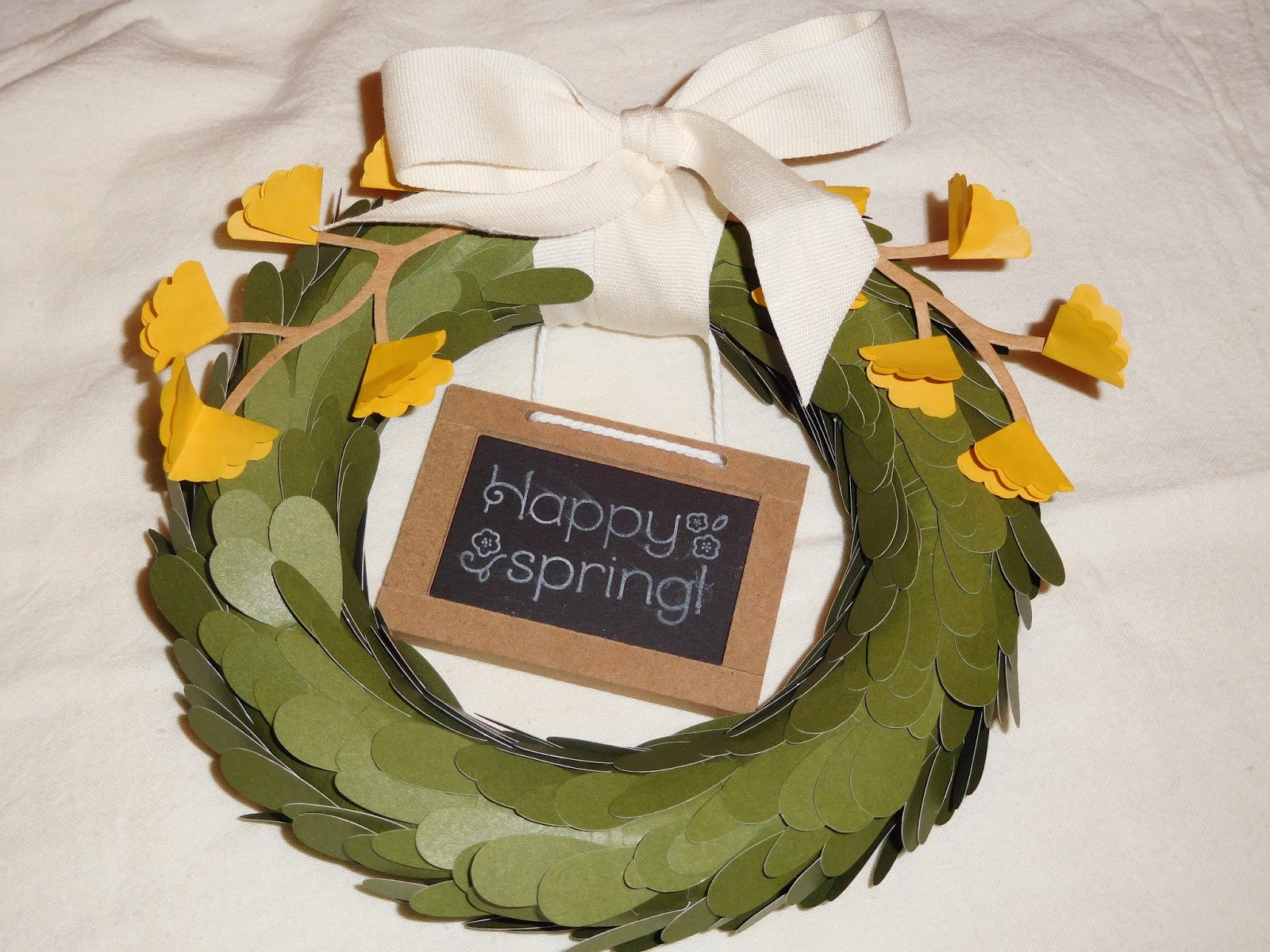 SistersInk Cards & Paper Art: April Paper Pumpkin Wreath Kit