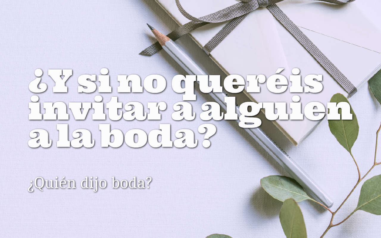 ¿Quién Dijo Boda?: abril 2018