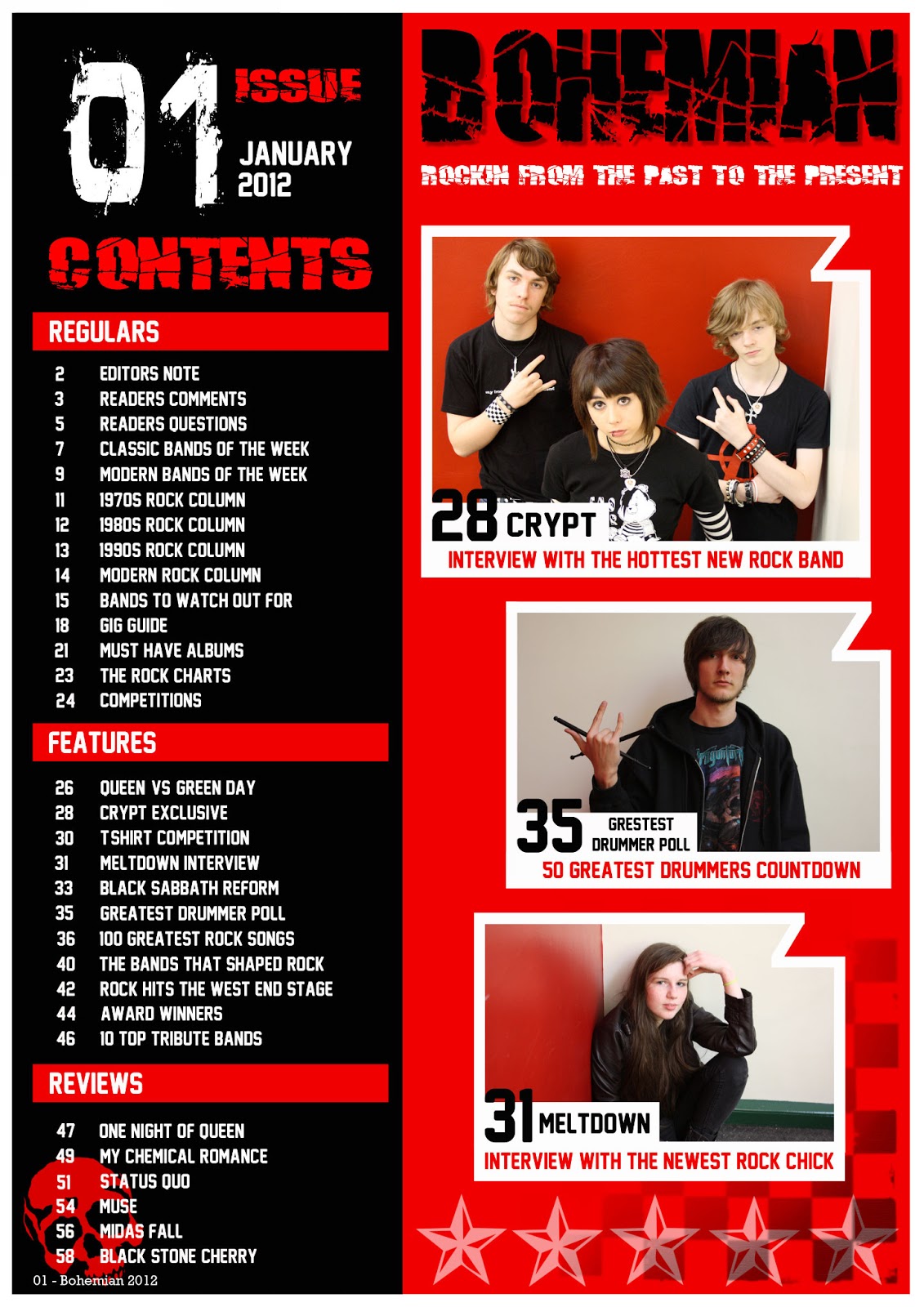 Rebecca McKenzie: Rock Music Magazine - "Bohemian"