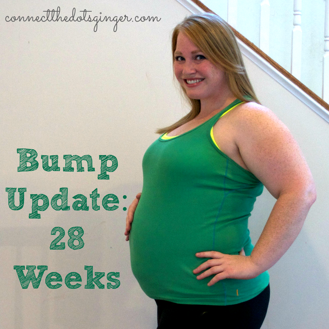 Connect the Dots Ginger | Becky Allen: Bump Update: 28 Weeks
