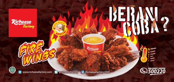 Fire Wings Richeese Recipe