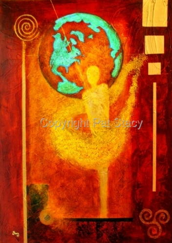 PAT STACY ART: Original Contemporary Abstract Mixed Media Painting ...