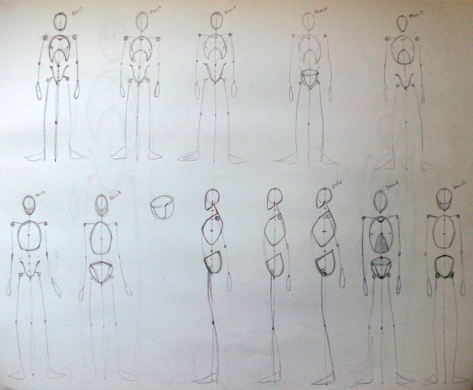 The Art of Erin Costello: Structure of Man #1