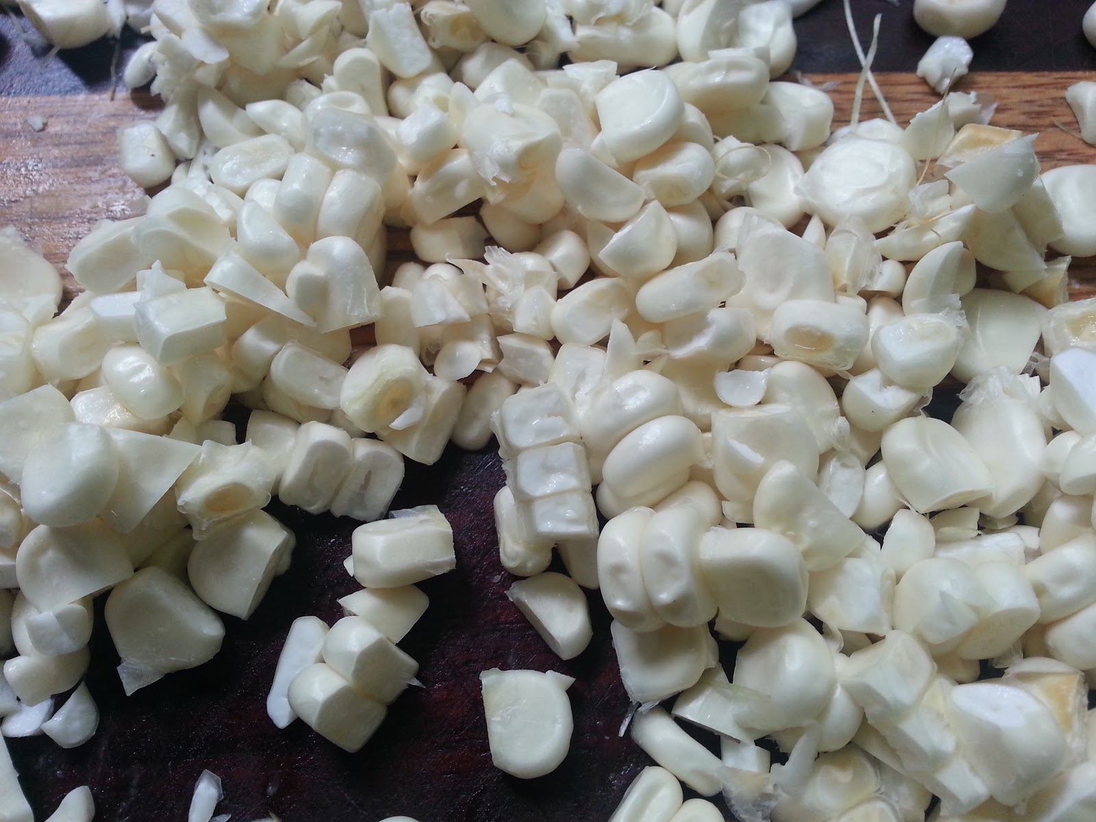 Steamed Mealie Bread (Corn Bread)