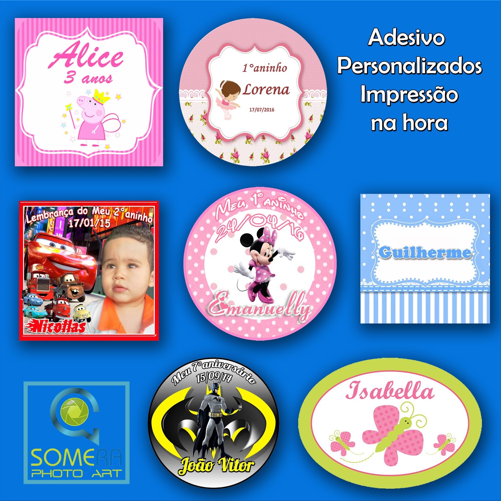 Papel e Magia: Adesivo Personalizado
