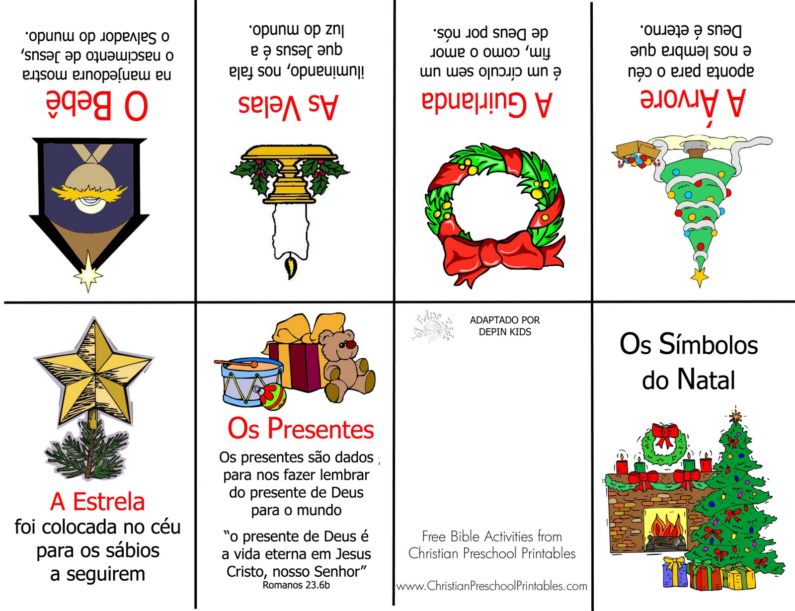 Símbolos De Natal E Seus Significados Para Imprimir - FDPLEARN