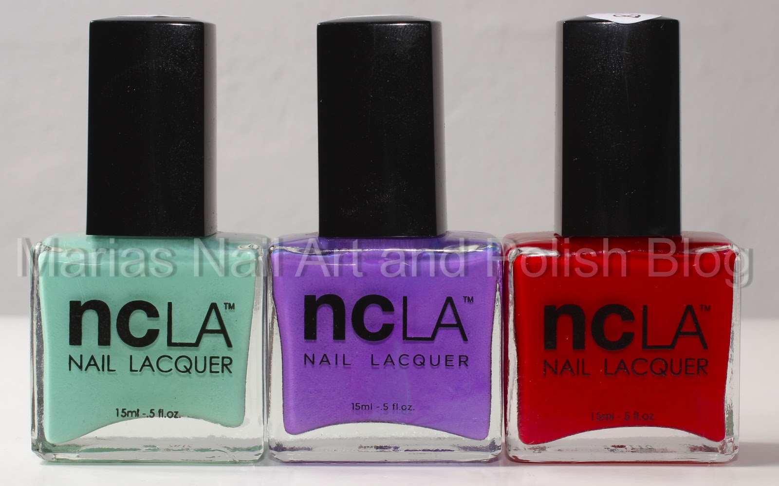 Marias Nail Art and Polish Blog: NCLA swatches: Santa Monica Shore ...