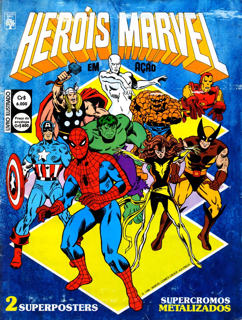 Submundo HQ: "Túnel do Tempo": Álbuns Clássicos de Figurinhas Marvel/DC....