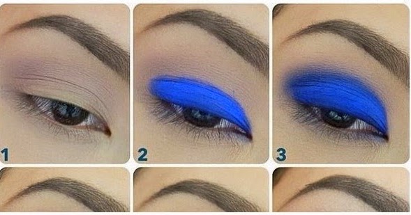 Intense Blue Eye Makeup Tutorial ~ Entertainment News, Photos & Videos ...