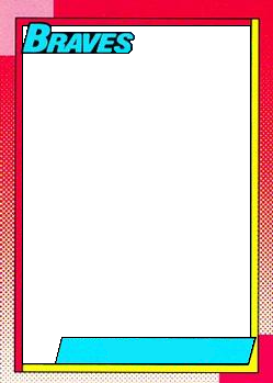 Topps Cards that Never Were: Templates 1989-2001