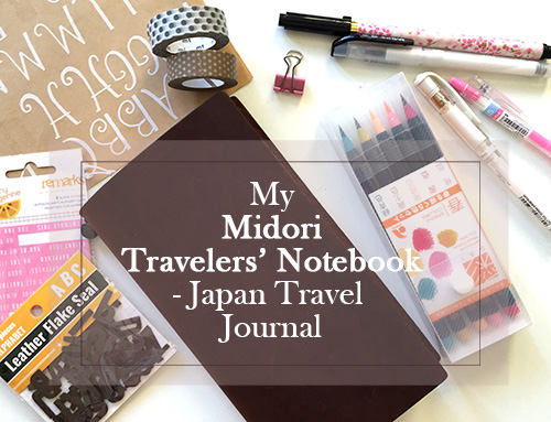 simply yin: My Midori Travelers' Notebook - Japan Travel Journal