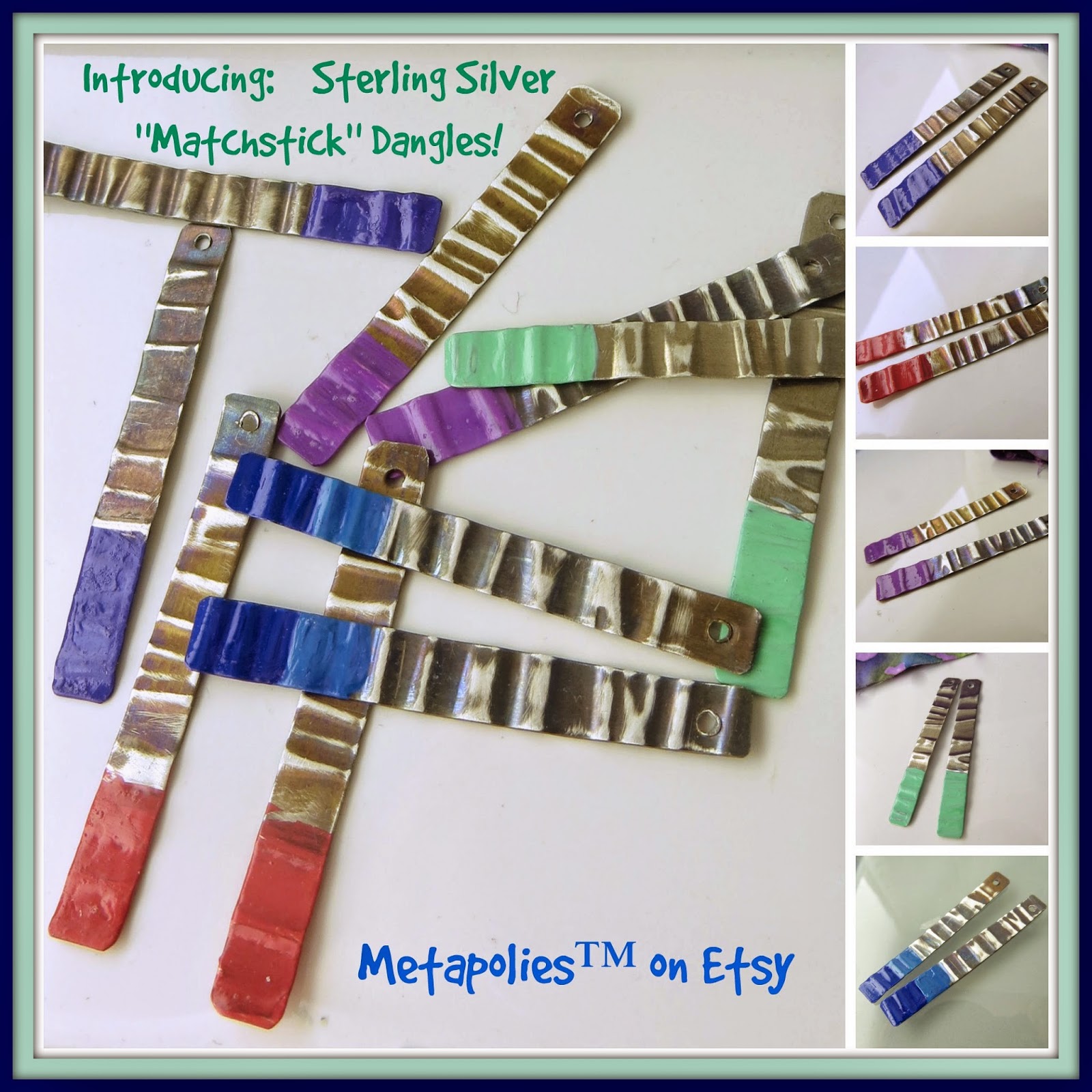 Sharyl's Jewelry & Reflections: New! Sterling Silver "Matchstick ...