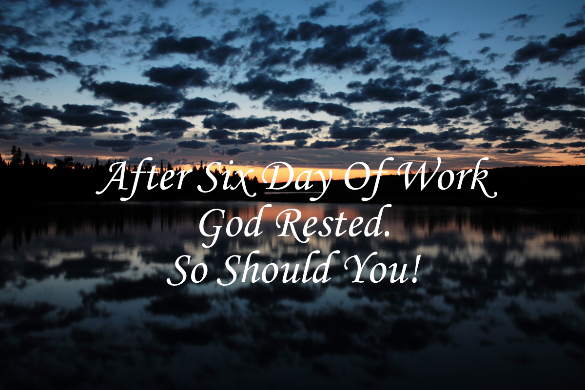 Live Life: The Sabbath Rest