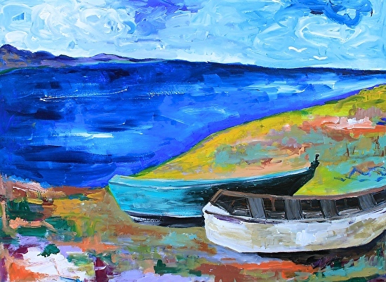 Daily Painters Abstract Gallery: Abstract Landscape Painting ...