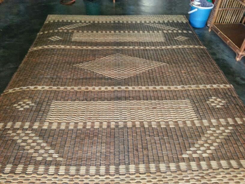 Koleksi Barangan Sarawak: Tikar Kayu & Rotan Anyaman Segak Mas Sarawak