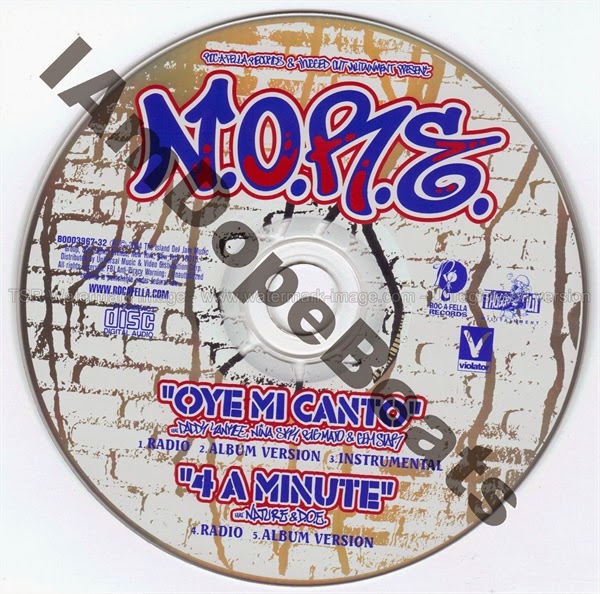 IAmDopeBeats Catalog N O R E Oye Mi Canto Promo CD Single IAmDopeBeats Catalog N O R E Oye Mi Canto Promo CD Single