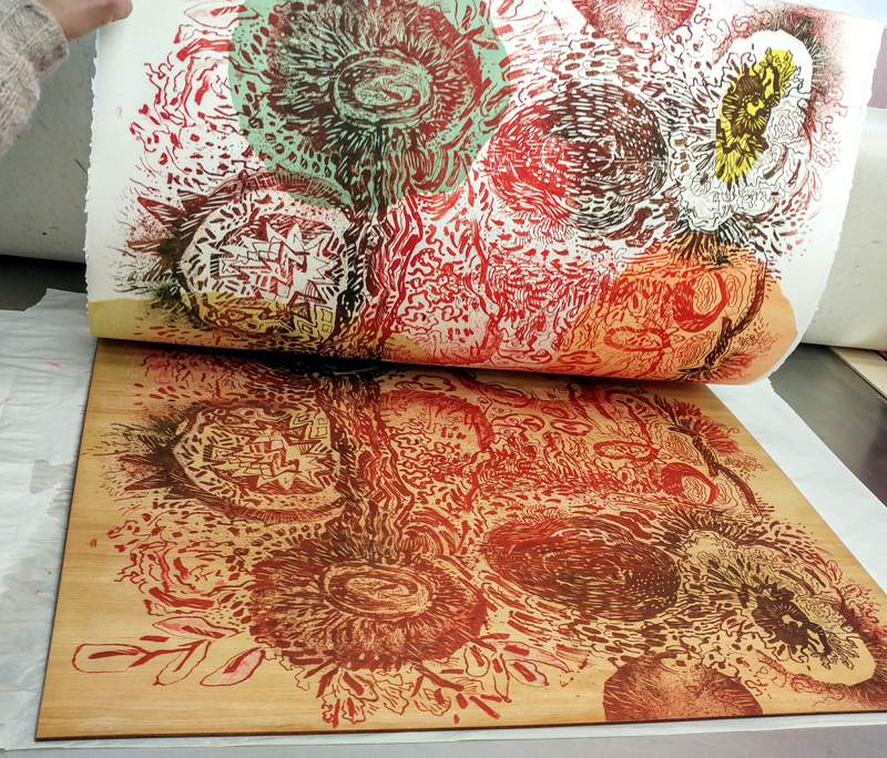 Printmaking Art + Aine Scannell's Blog: M is for my Mokulito ( Making ...