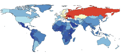 Maps Mania: Mapping Global Causes of Death