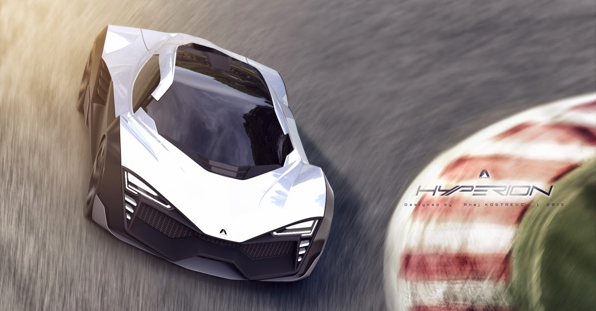 AK Design : HYPERION hybrid sport car