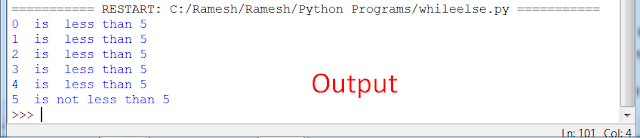 PYTHON BASICS - RAMESH'S BLOG