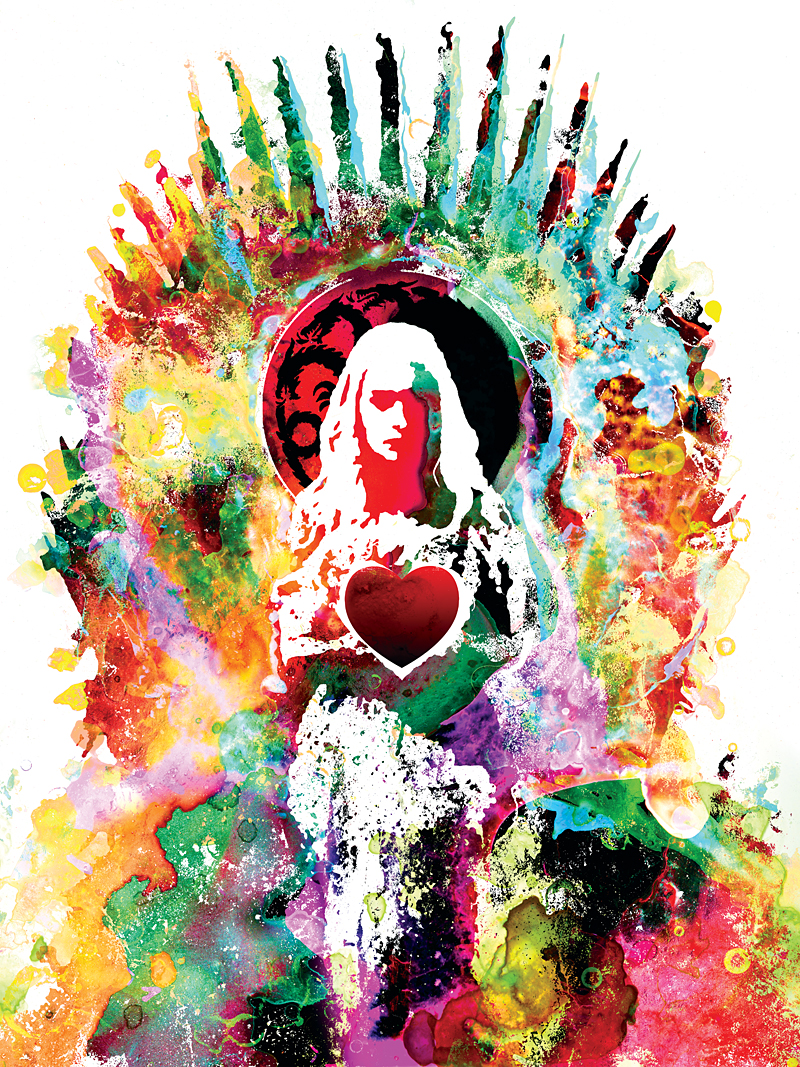 INSIDE THE ROCK POSTER FRAME BLOG: Jacob Bannon Heart & Will: Daenerys ...