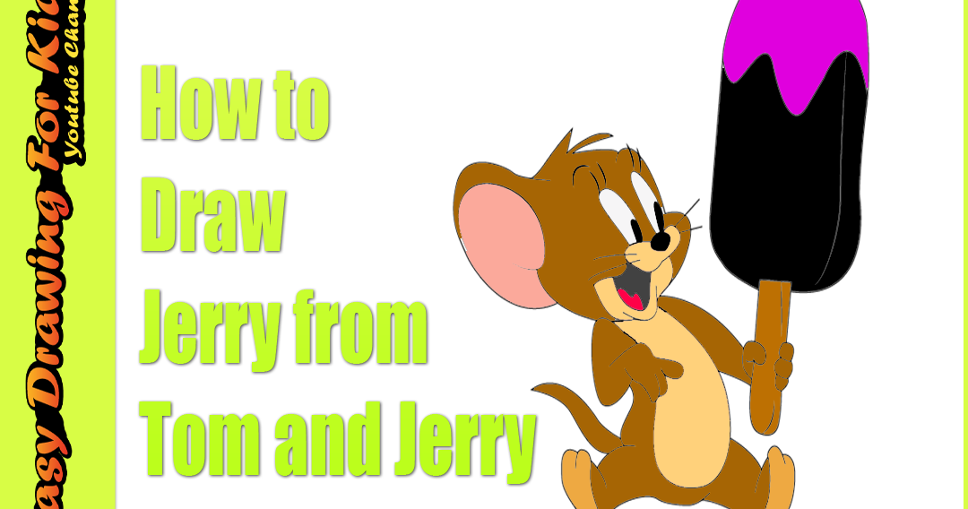 How to Draw Jerry from Tom and Jerry | Drawing Course for Beginners