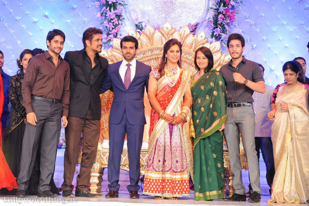 Ram Charan Wedding Reception Photos, Ram charan Upasana Marriage Reception