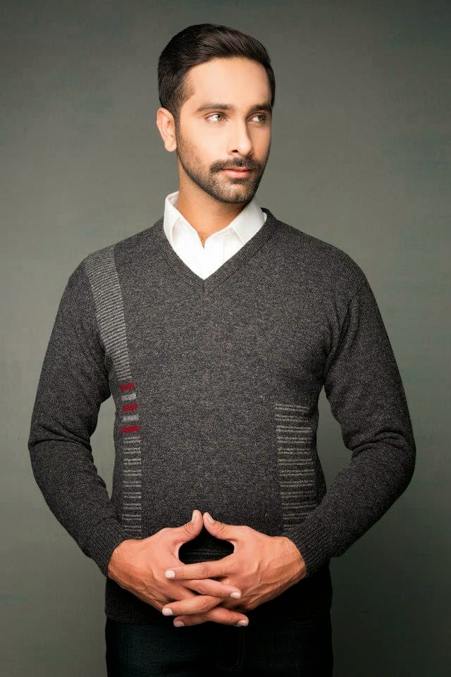 Bonanza Satrangi Mens Sweater Collection Winter 2014 - Fashion and Style