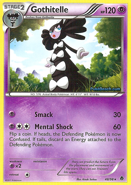 Gothitelle #48/98 -- Emerging Powers Pokemon Card Review ...