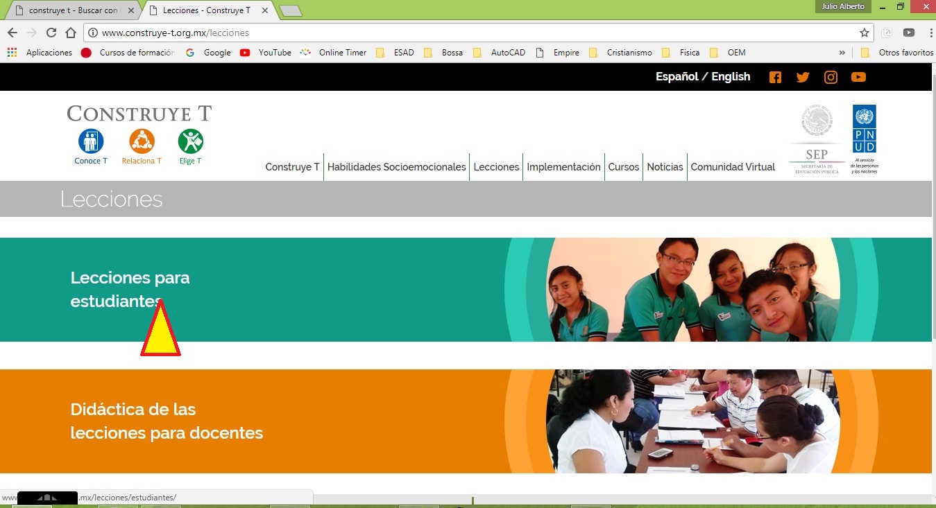 Lecciones Construye T Estudiantes