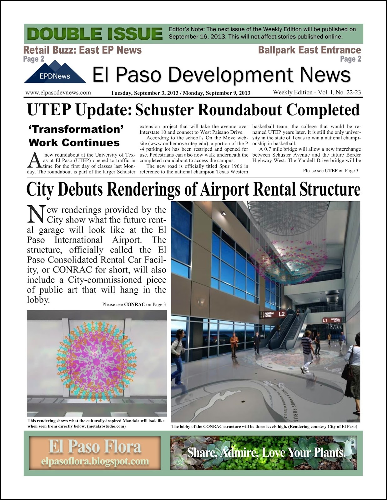 El Paso Development News: Weekly Edition, Issue 22-23