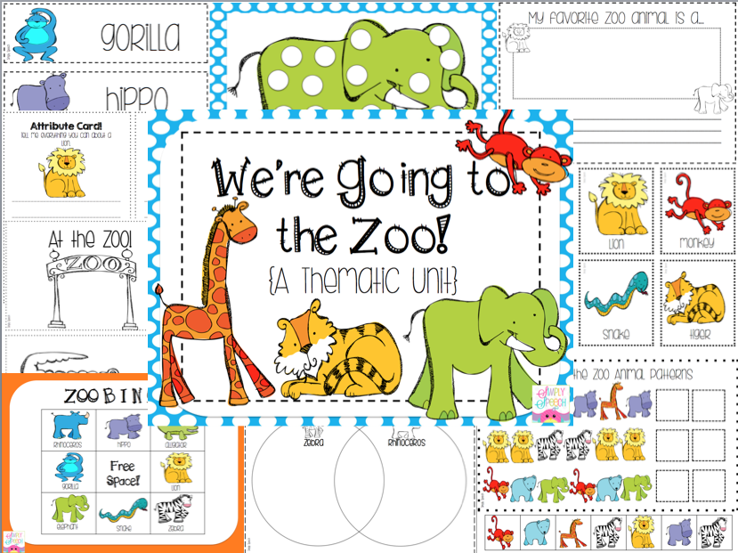 We're Going to the Zoo! | Simply Speech