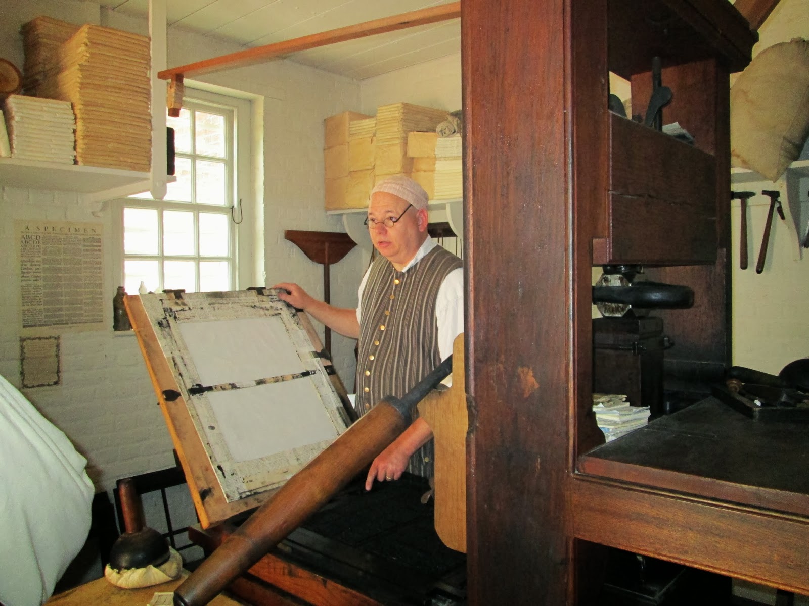 Colonial Quills: The 18th Century Printing Press by Amber Perry