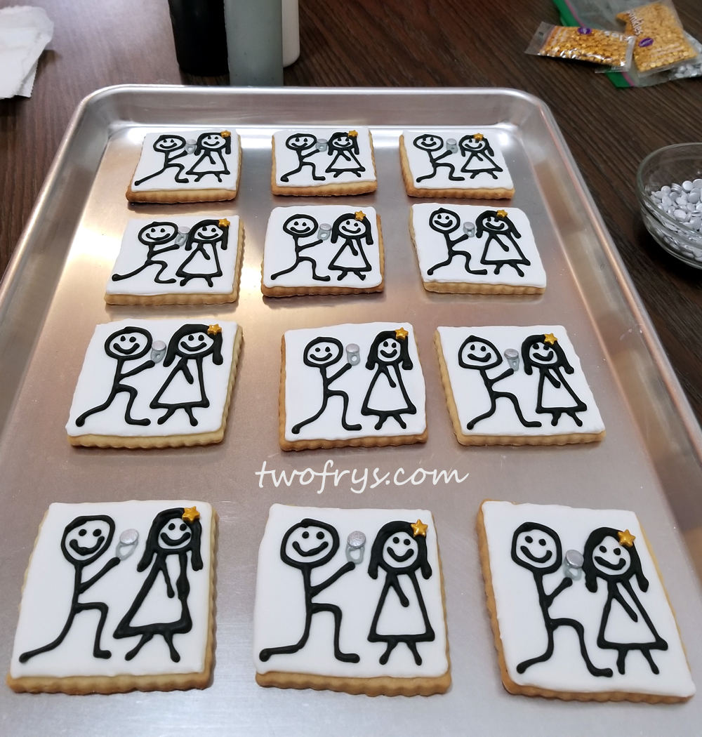 Two Frys: Engagement Stick Figure Cookies