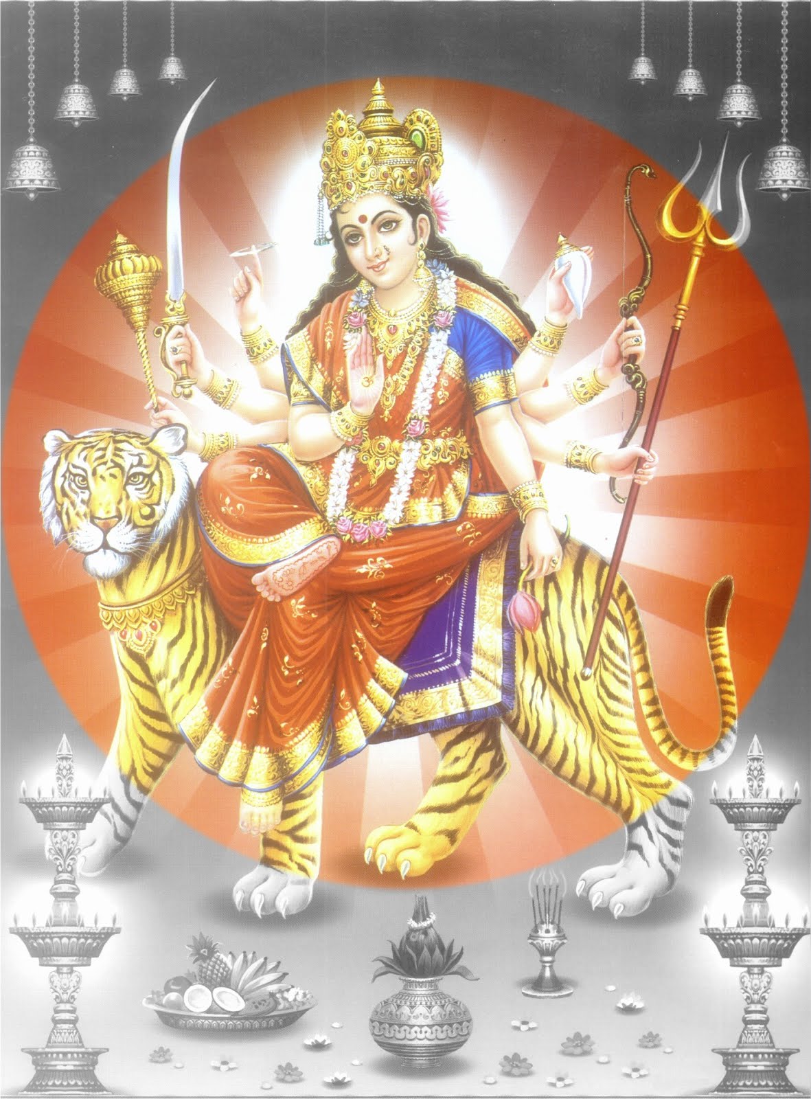 Hindu devotional blog: Durga Saptashati - Aparajitha Stotram