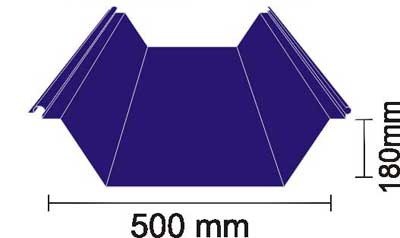 Supplier Bahan Bangunan: ATAP U 500 | GALVALUME | ZINCALUME