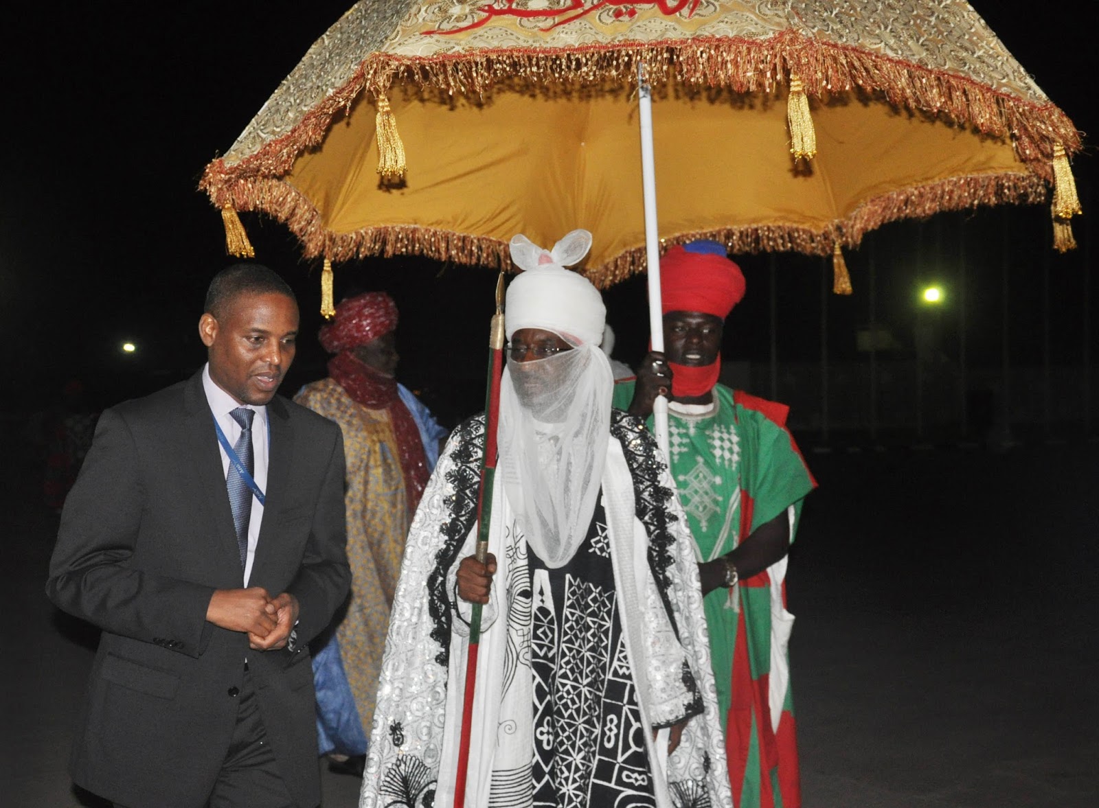 Pictures of the Emir of Kano in Lagos on Wednesday
