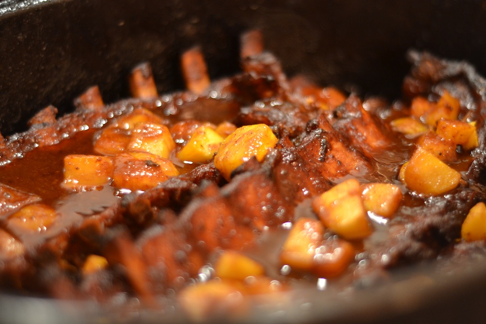 unhip squirrel: slow roasted mango ribs