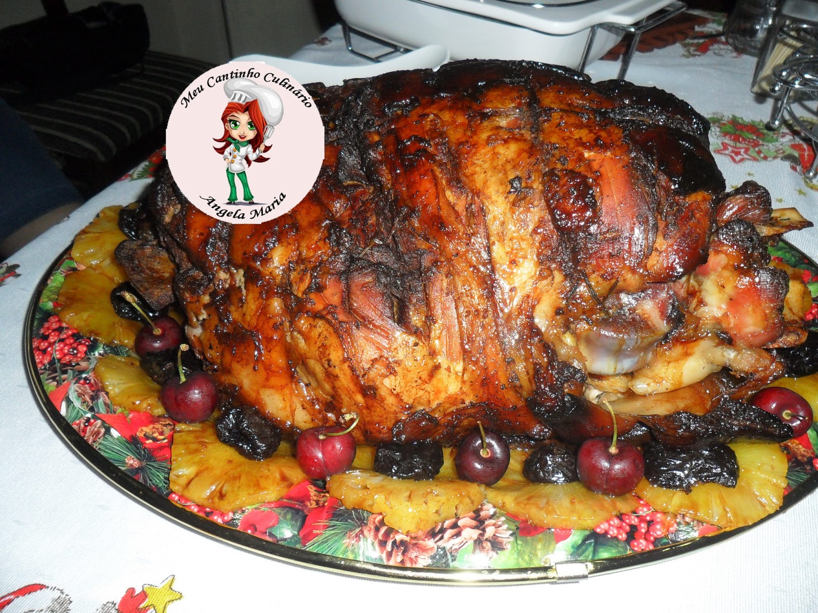 MEU CANTINHO CULINÁRIO: Pernil de porco agridoce