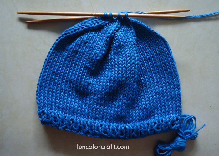 Baby Hat Knitted Pattern - Doraemon - Funcolor Craft