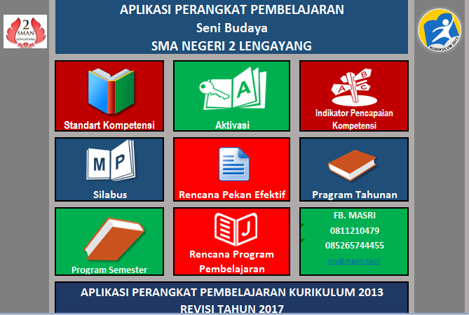 Aplikasi Perangkat Pembelajaran Kurikulum 13 Revisi - Mitra Guru