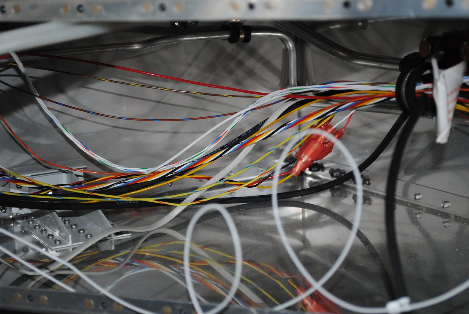 RV-12 Builder in Sandy, UT: Continued Wiring and Spar Pin Alignment